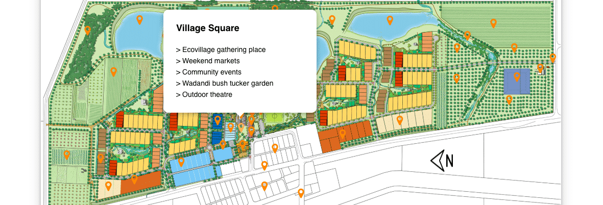Interactive plans on Ecovillage website – Witchcliffe Ecovillage