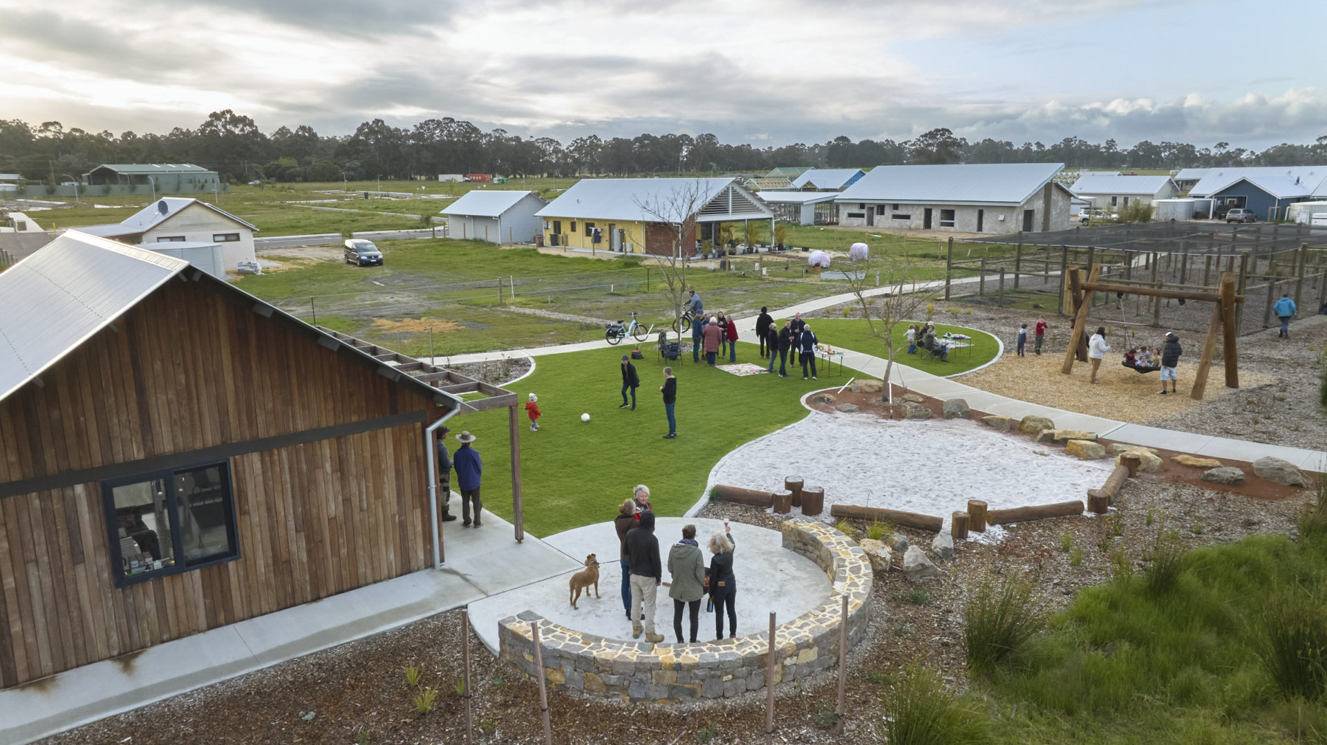 Civils nearly complete, landscape rolls on – Witchcliffe Ecovillage